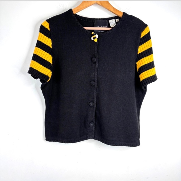Michael Simon | Sweaters | Vtg 9s Michael Simon Bee Sweater L Retro ...